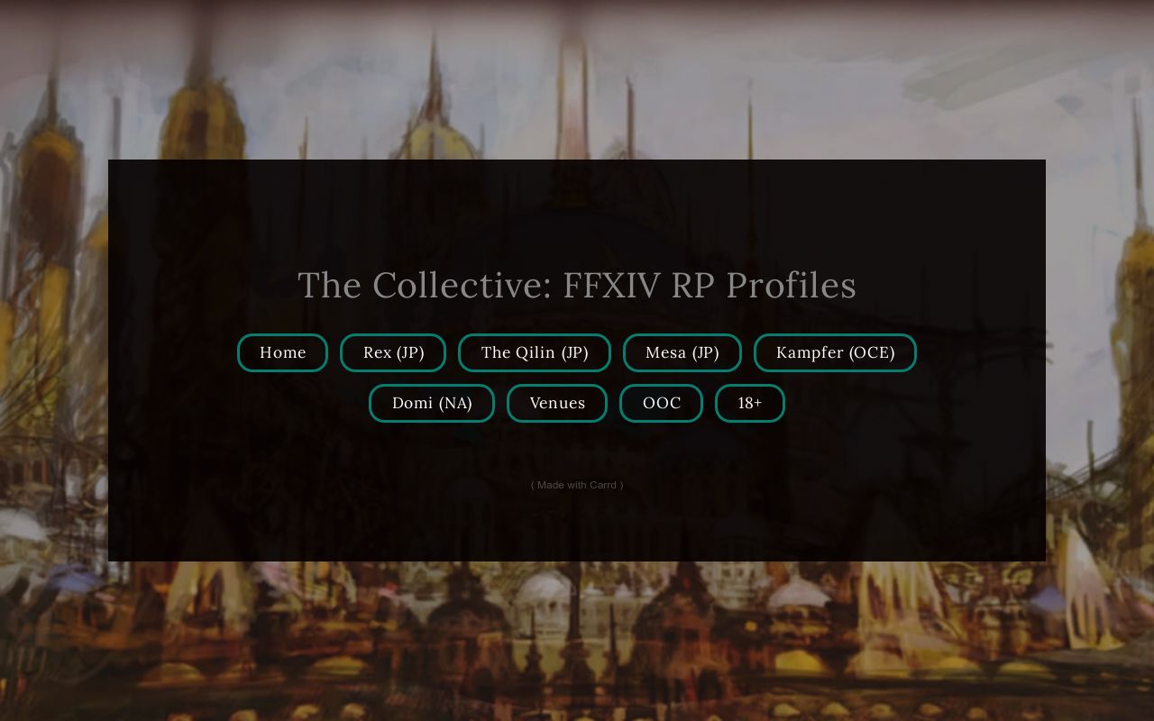 FFXIV RP Profiles